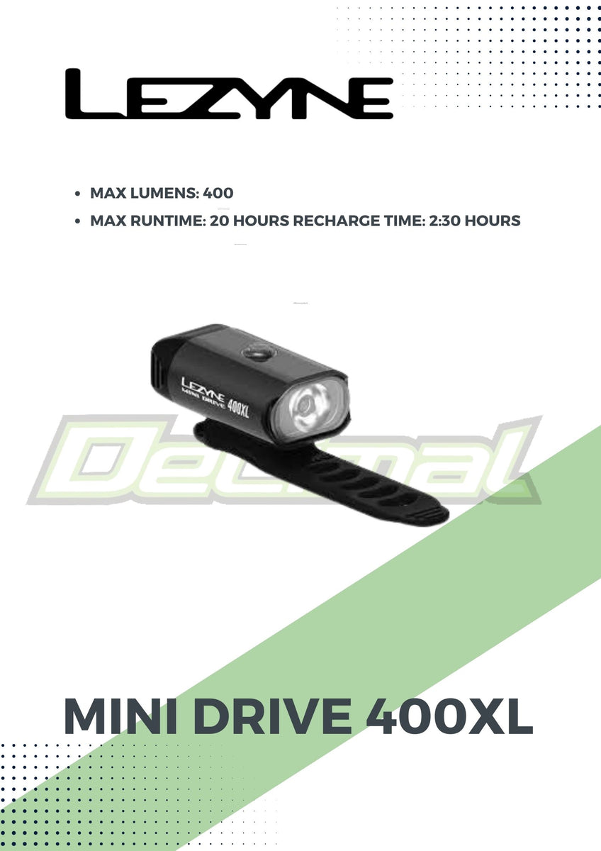 Light MINI DRIVE 400XL – Decimal Bikes