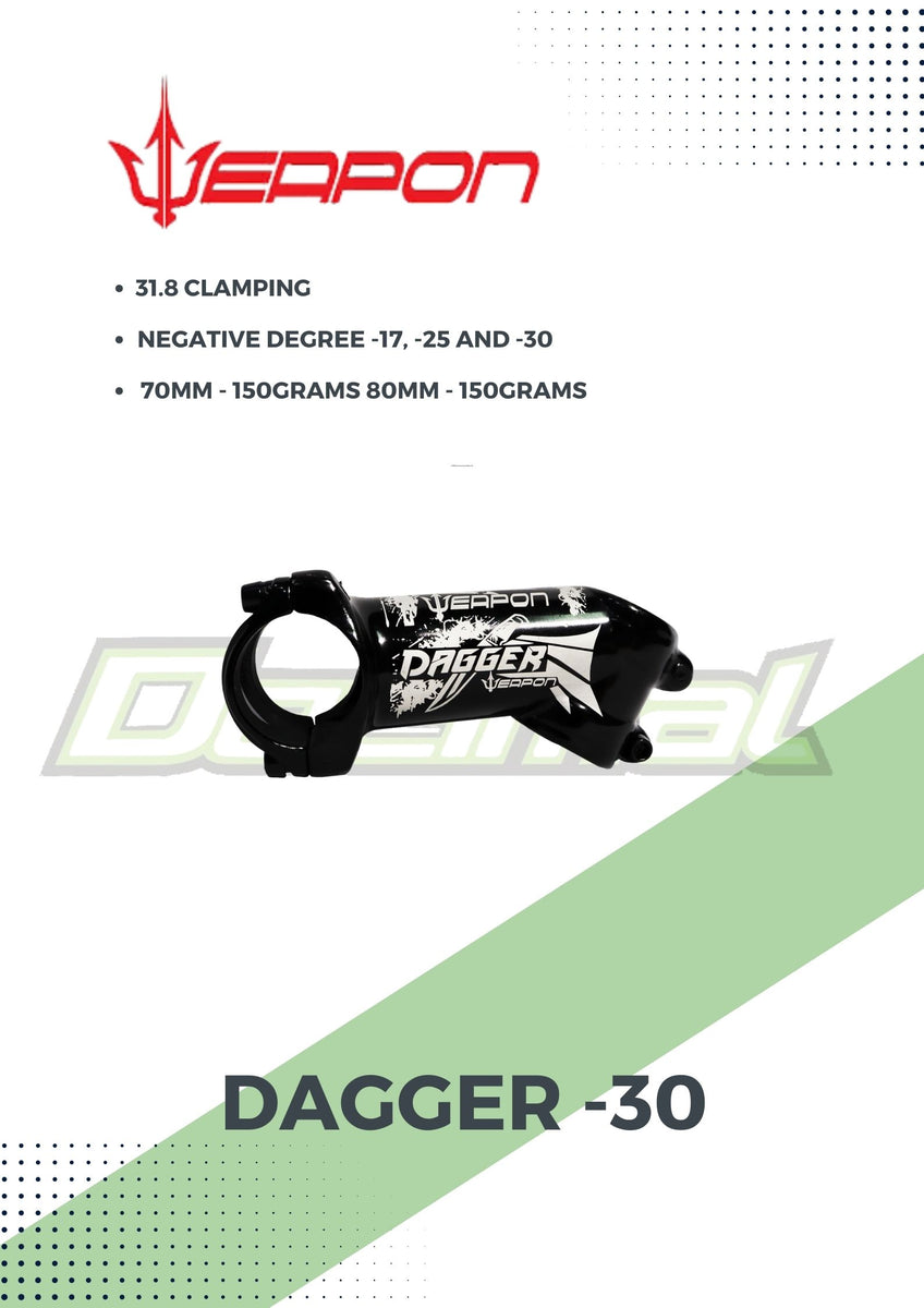 Handle Stem Dagger – Decimal Bikes